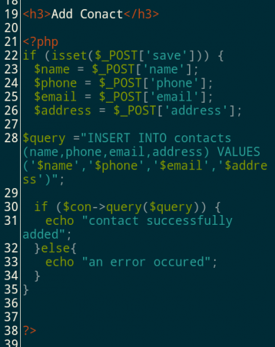 Basic Crud Operation In Php Mysql Free Source Code